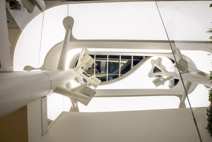 L’intervento di Studio Luce Comet nell'edificio di Med Computer a Macerata, valorizza questa ...